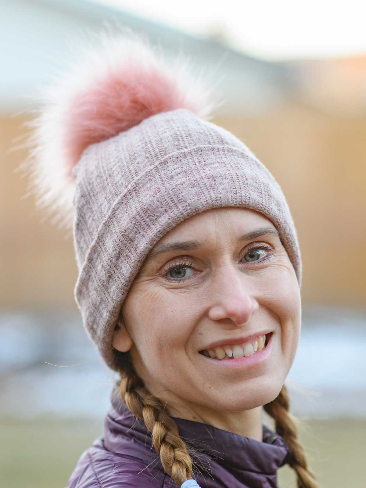 Rossey Satin Lined Pom Pom Beanie – Petite Stitchery