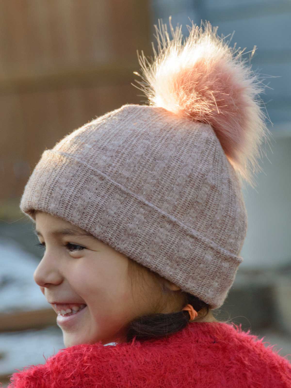Rossey Satin Lined Pom Pom Beanie – Petite Stitchery