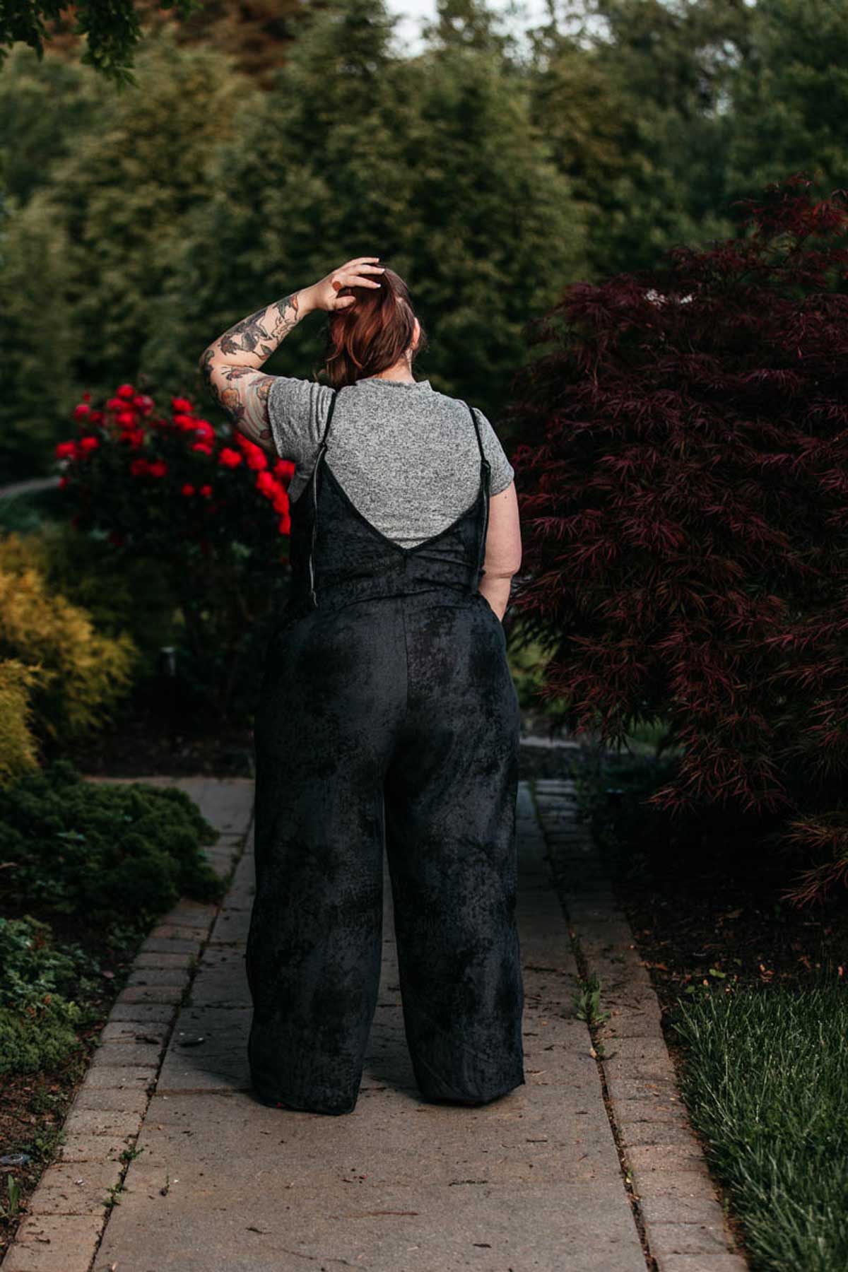 Adult Ryan Open Back Romper – Petite Stitchery