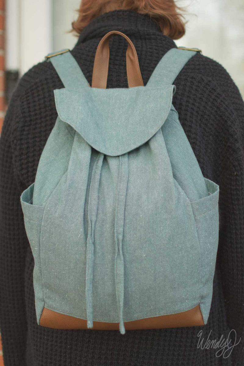 Embry Drawstring Backpack – Petite Stitchery