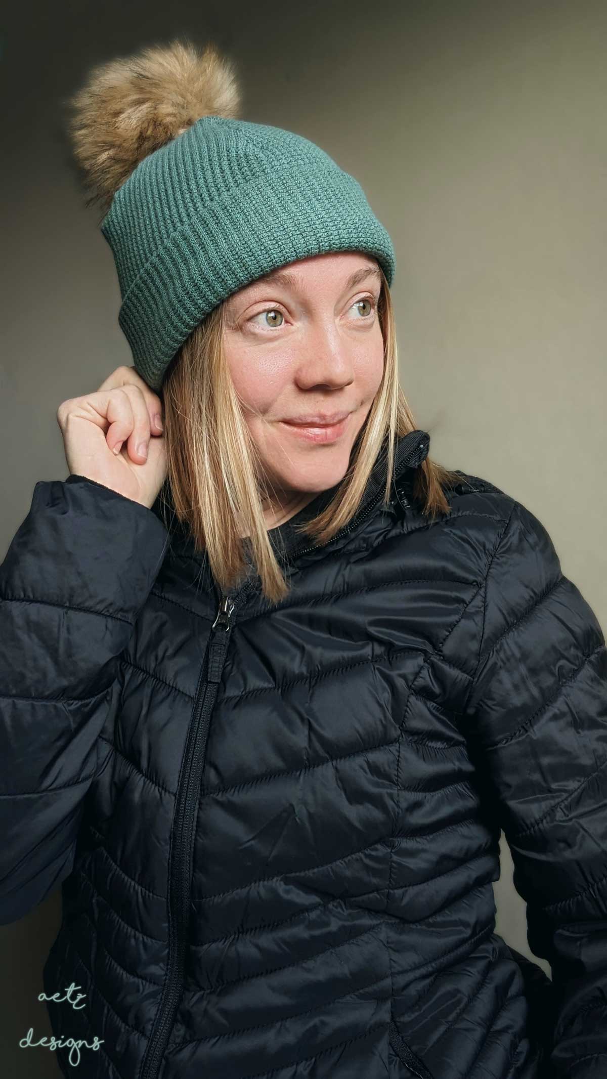 Rossey Satin Lined Pom Pom Beanie – Petite Stitchery