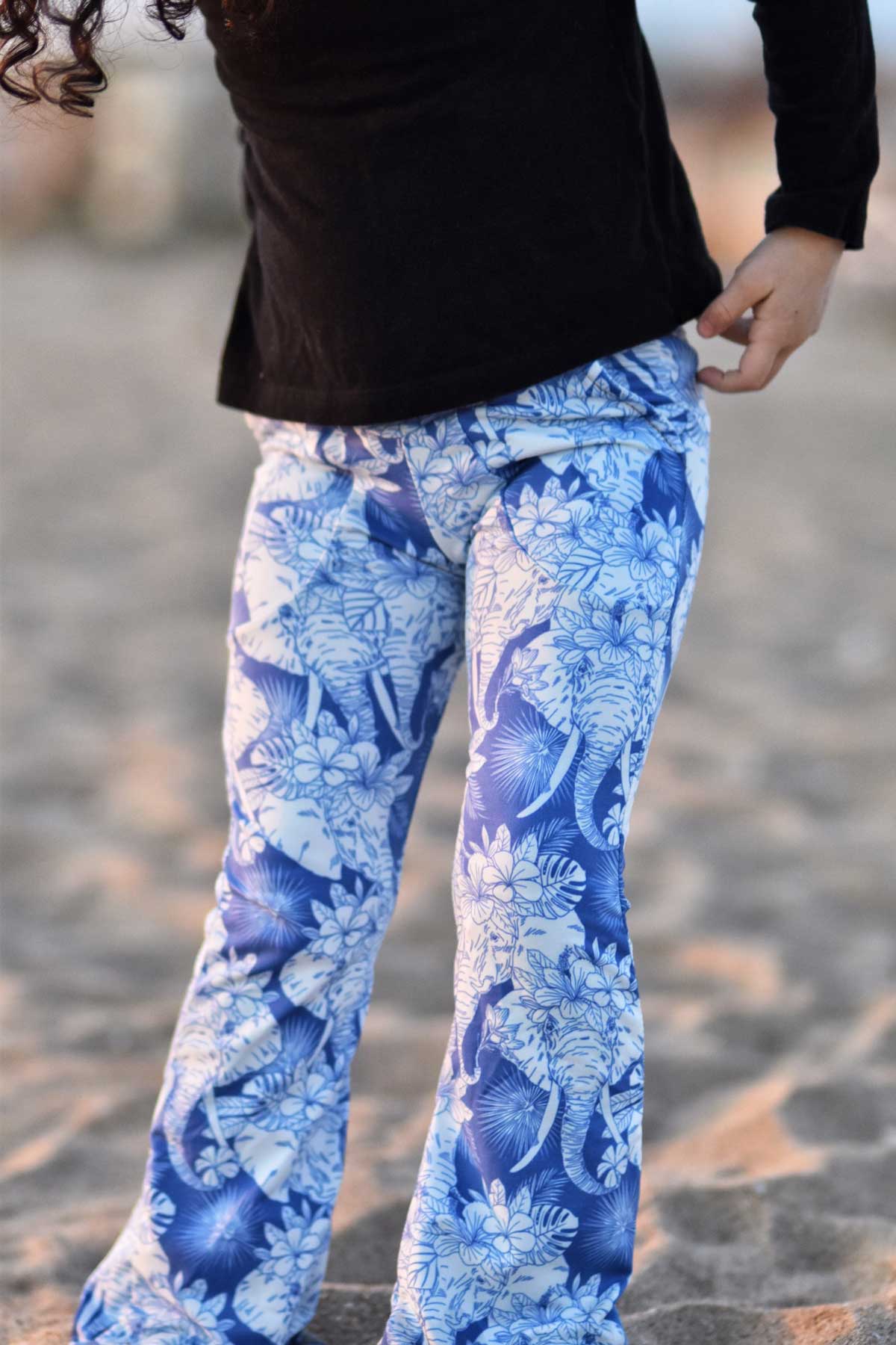 Kids Hallie Pocket Flares – Petite Stitchery