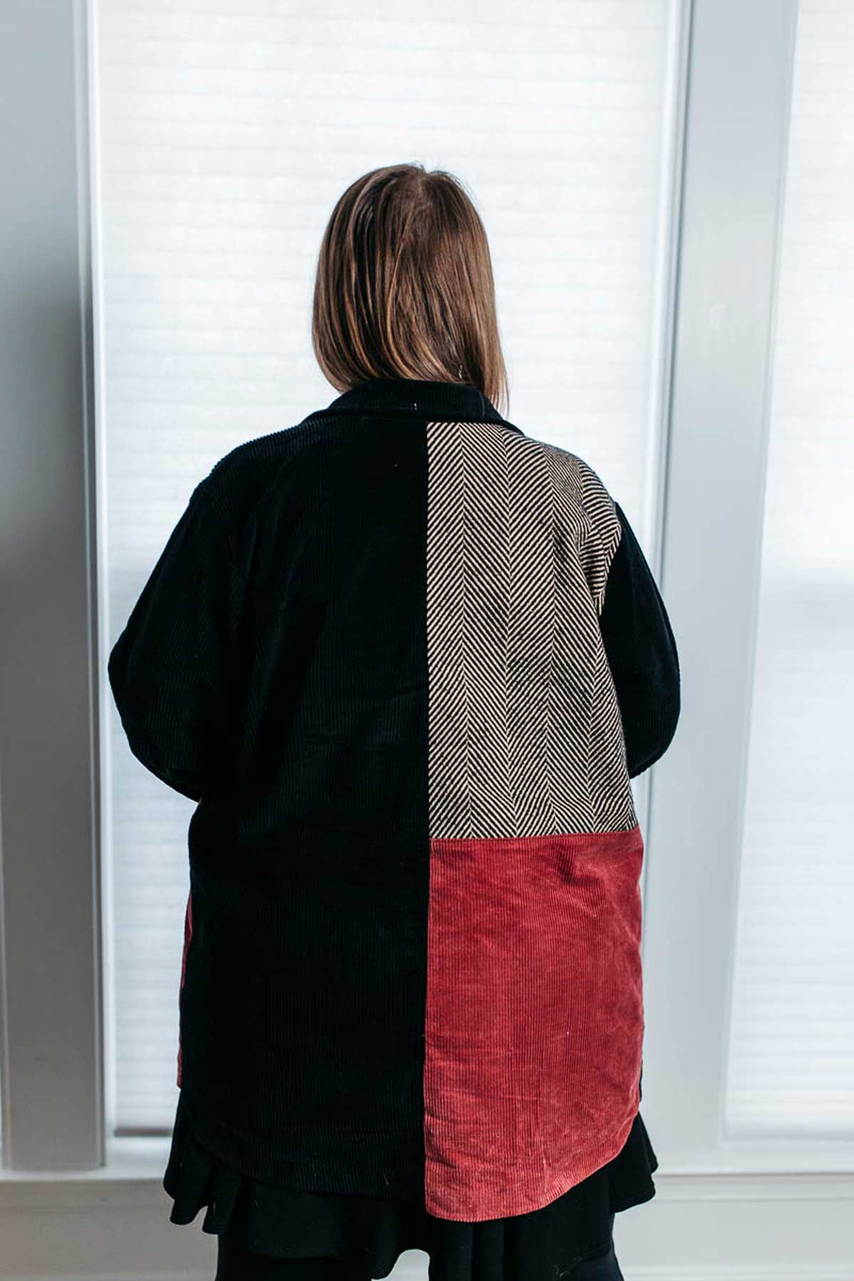 Adult Clay Colorblock Jacket – Petite Stitchery