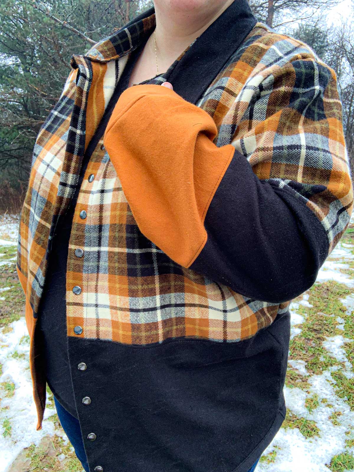 Adult Clay Colorblock Jacket – Petite Stitchery