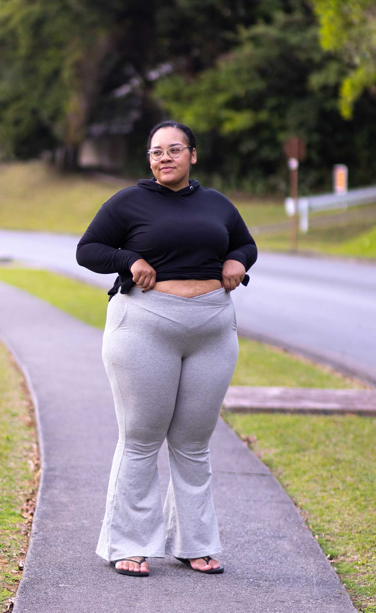 Adult Hallie Pocket Flares – Petite Stitchery