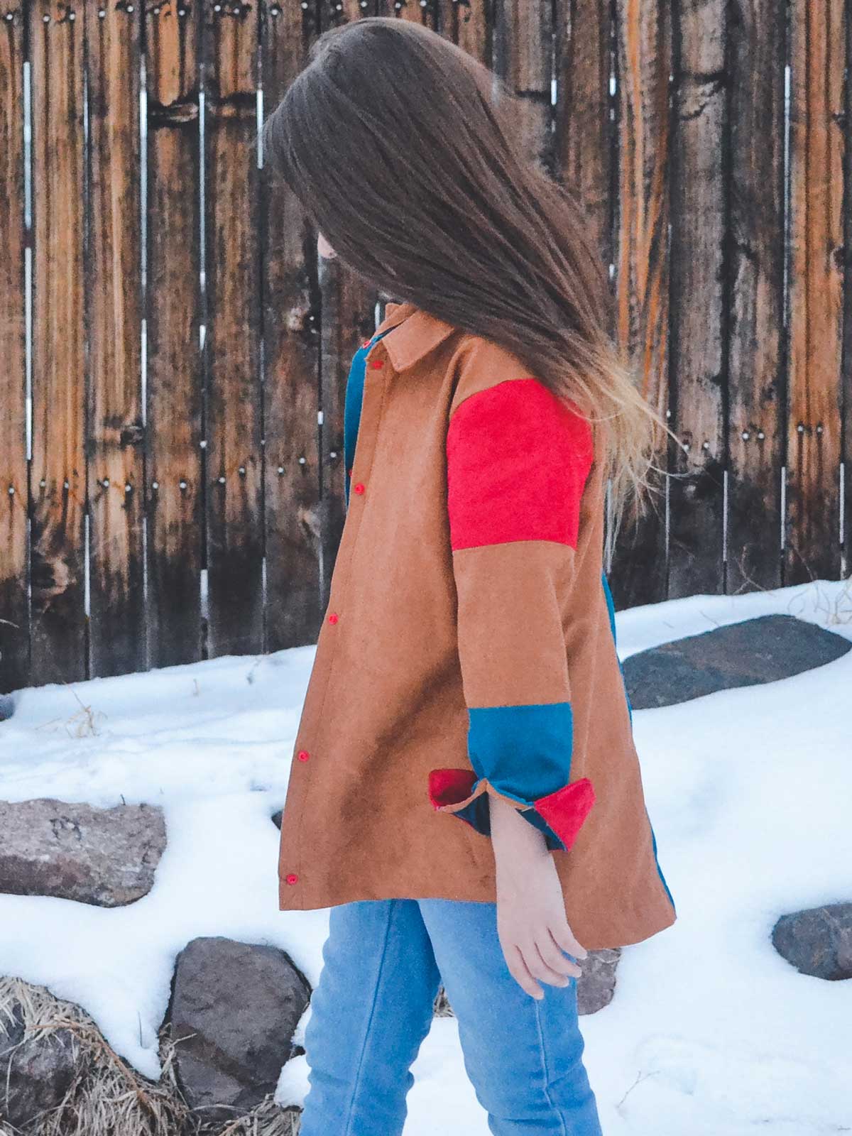 Kids Clay Colorblocked Jacket – Petite Stitchery