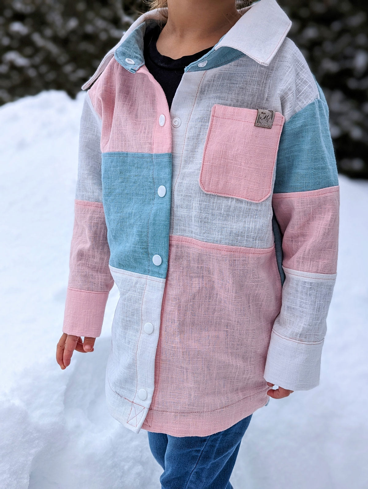 Kids Clay Colorblocked Jacket – Petite Stitchery